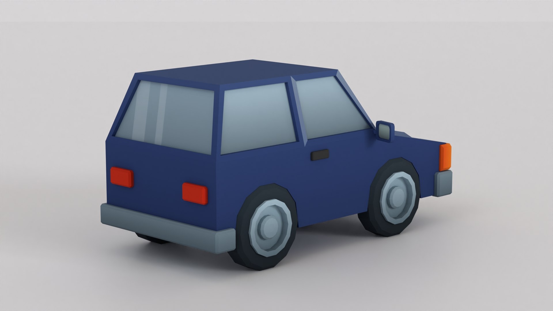 3D Cartoon Low Poly Car 01 - Hatchback - TurboSquid 2239227
