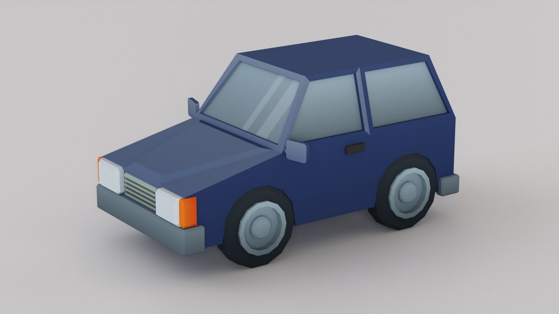 3D Cartoon Low Poly Car 01 - Hatchback - TurboSquid 2239227