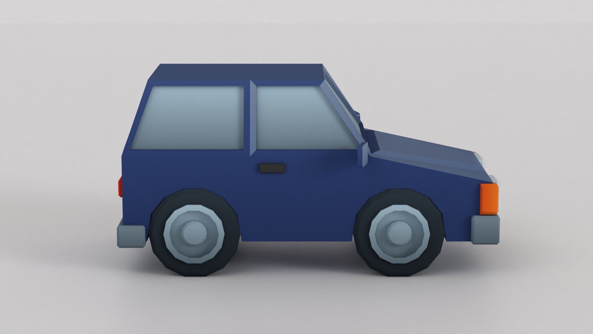 3D Cartoon Low Poly Car 01 - Hatchback - TurboSquid 2239227