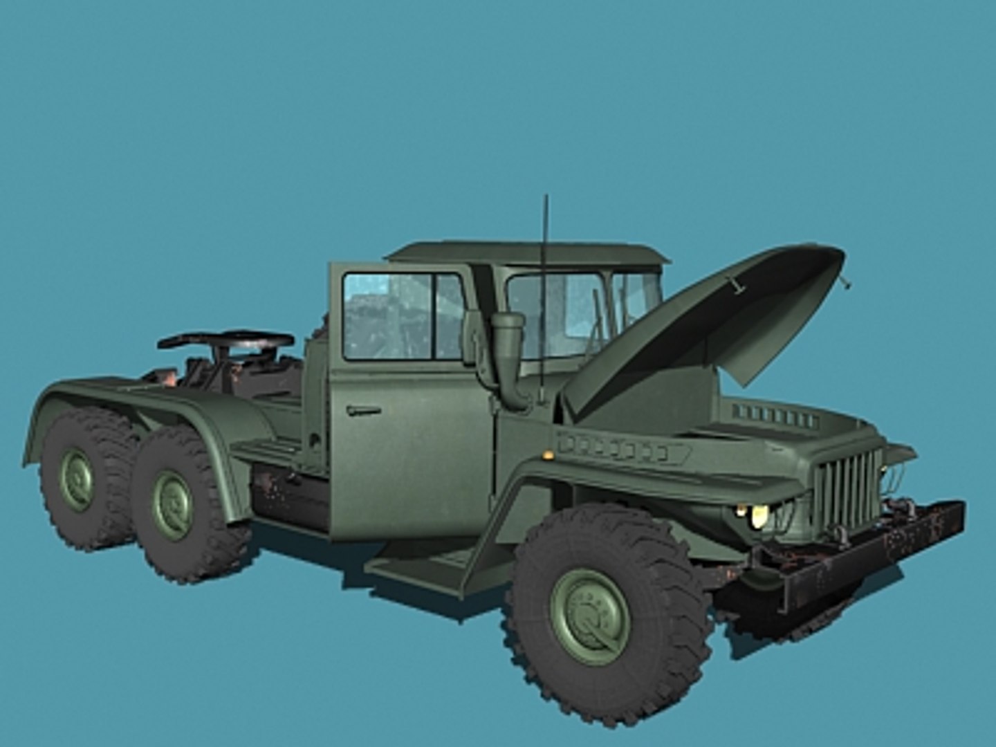 Ural Prime Mover 3d Model