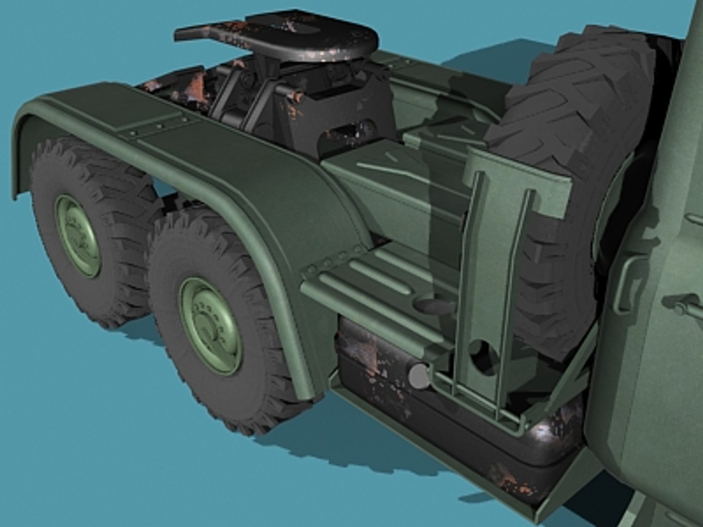 Ural Prime Mover 3d Model