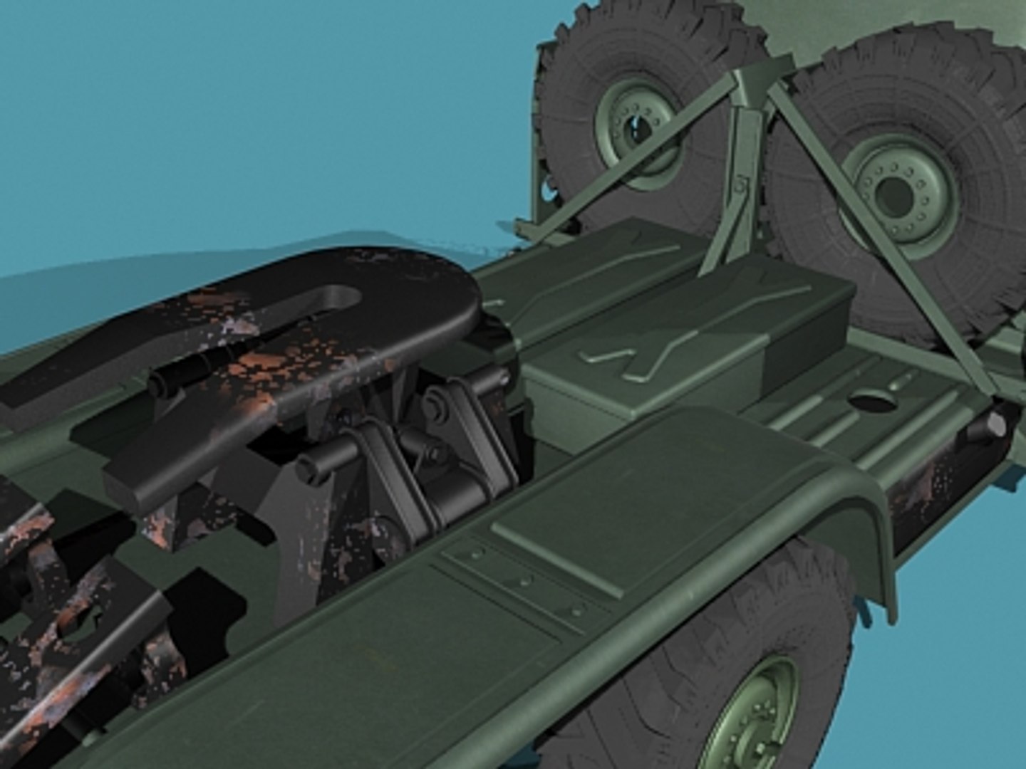 Ural Prime Mover 3d Model