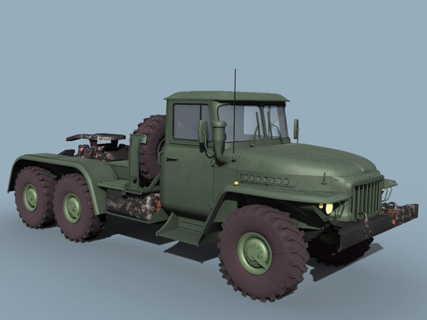 Ural Prime Mover 3d Model