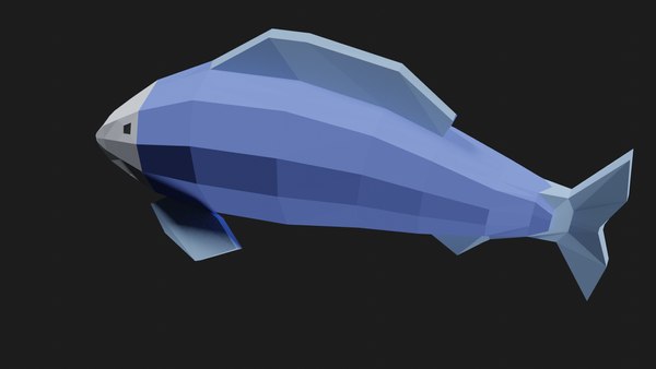 3D Lowpoly Fish - TurboSquid 1733425