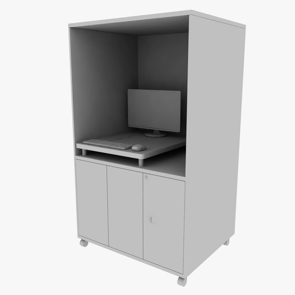 3d model computer rack