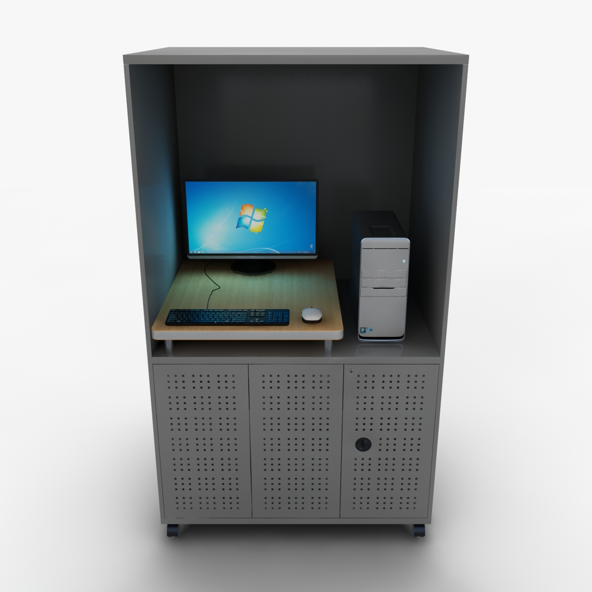 3d model computer rack