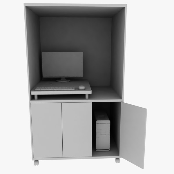 3d model computer rack