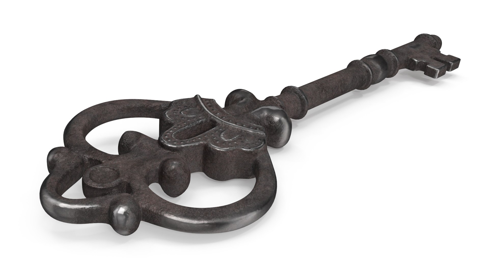 Decorative Skeleton Key Steel 3D - TurboSquid 2246249