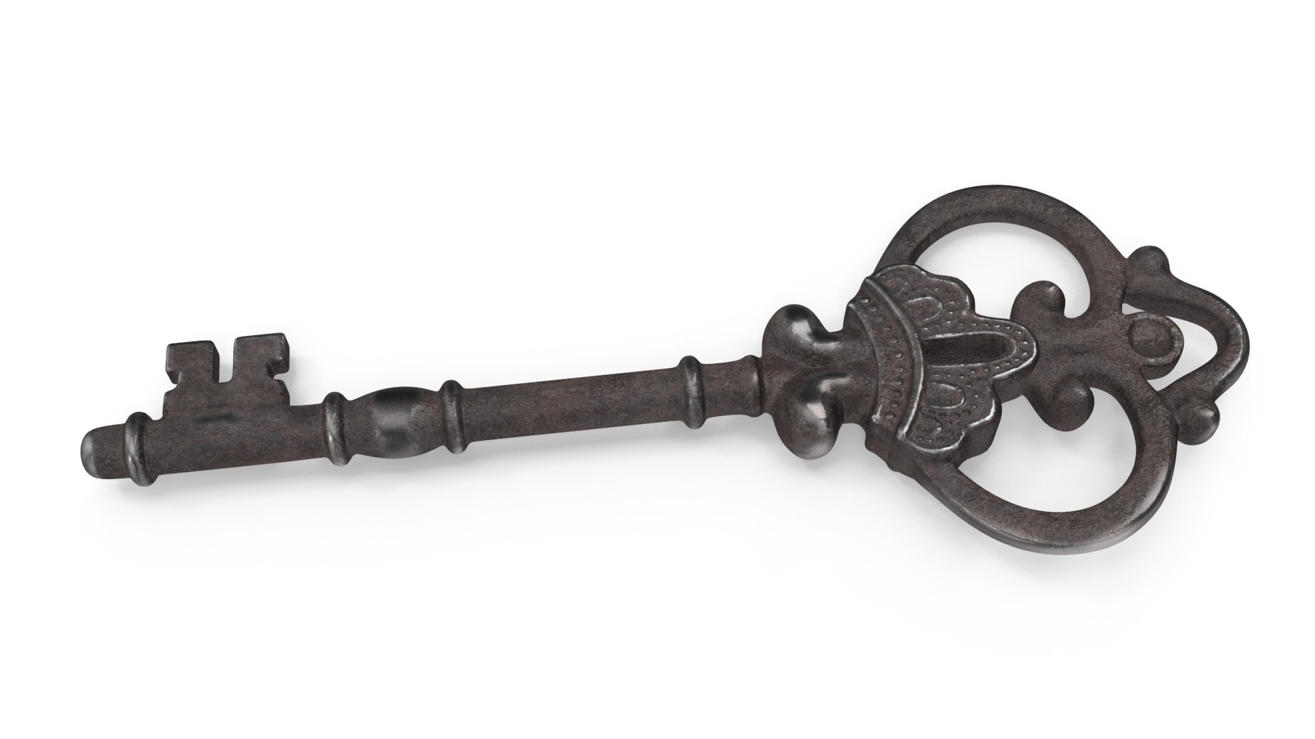 Decorative Skeleton Key Steel 3D - TurboSquid 2246249
