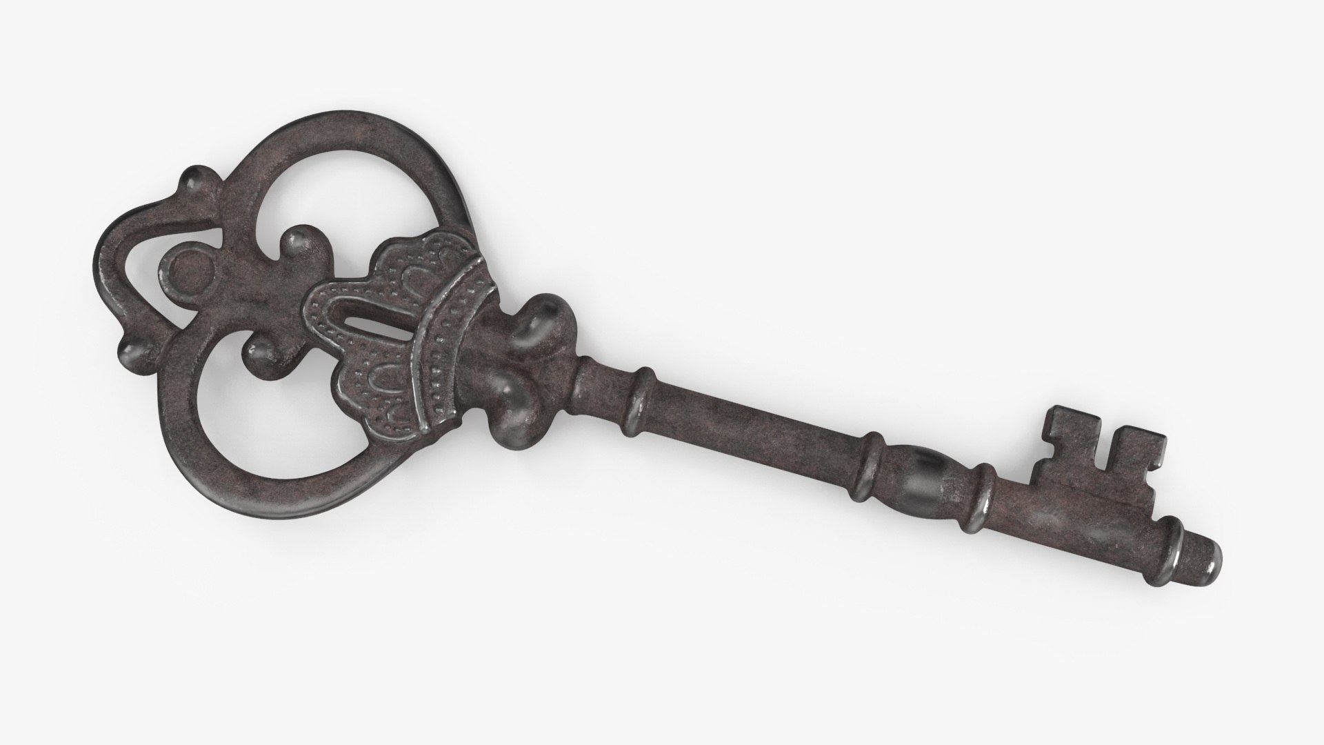 Decorative Skeleton Key Steel 3D - TurboSquid 2246249