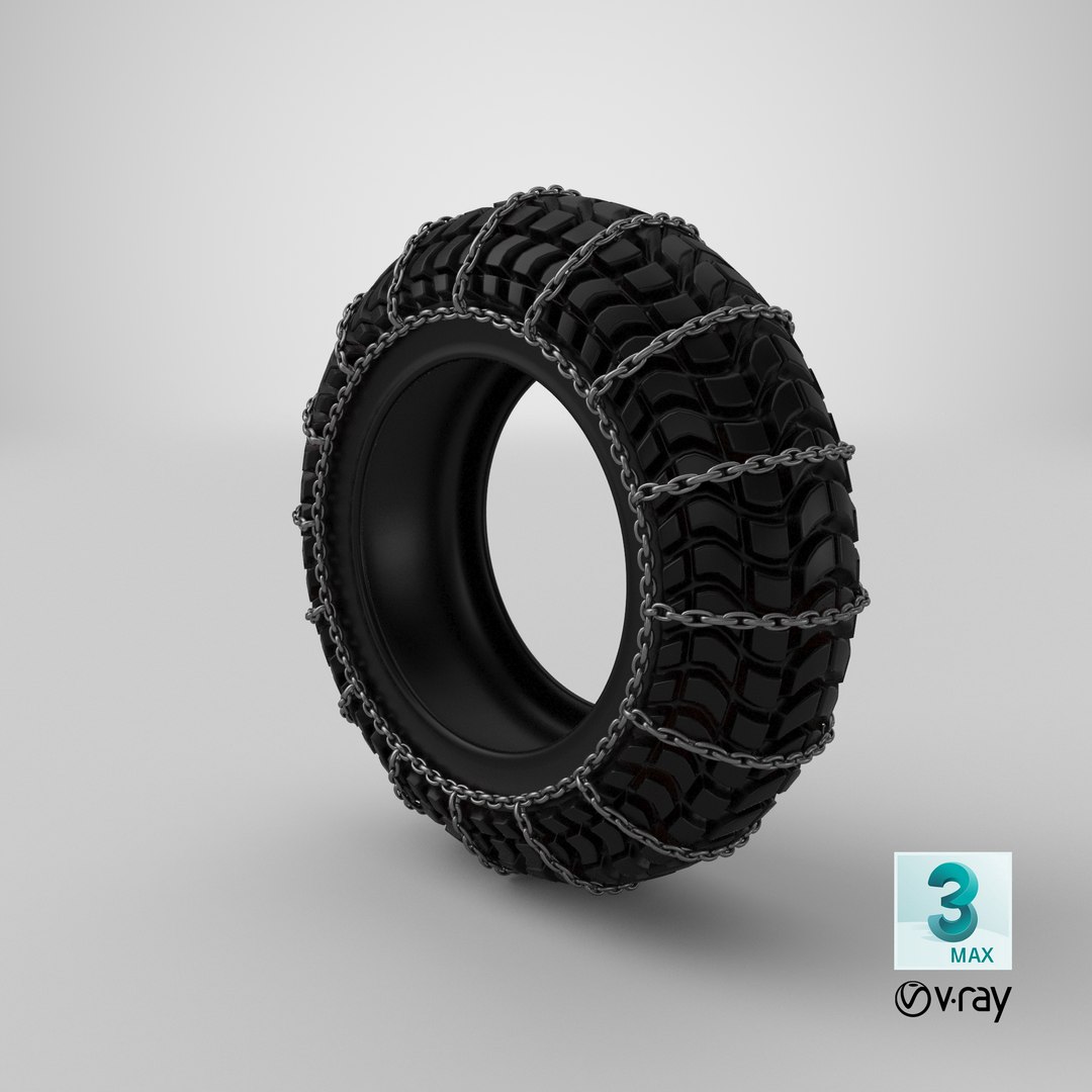 3D chain tire - TurboSquid 1413994
