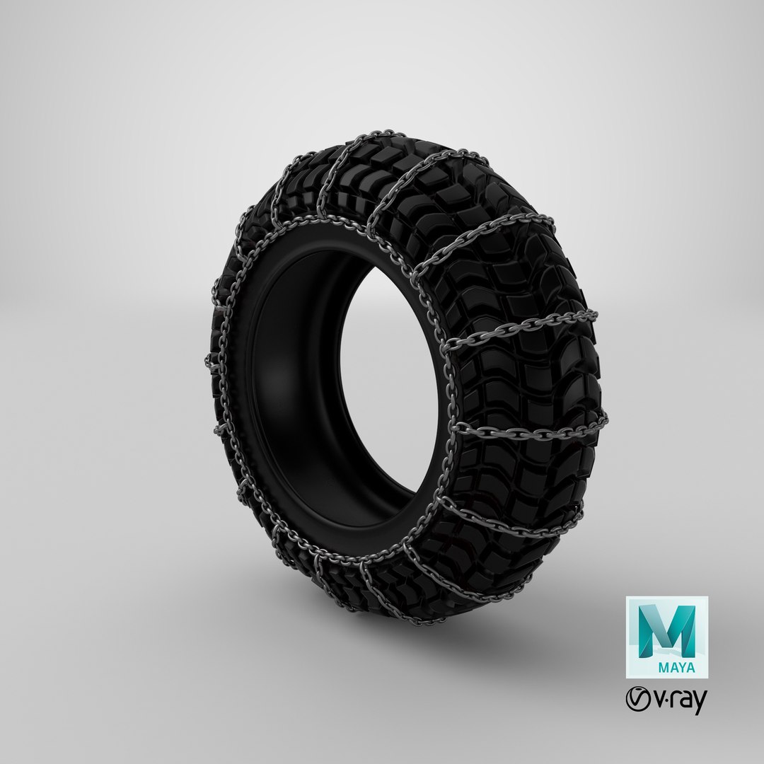 3D Chain Tire - TurboSquid 1413994