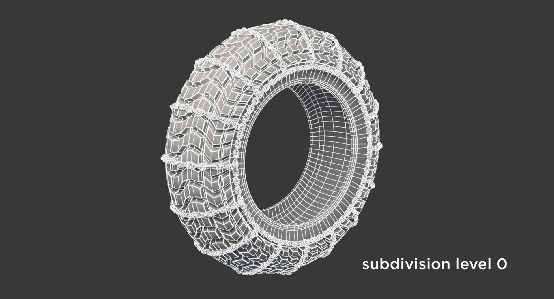 3D Chain Tire - TurboSquid 1413994