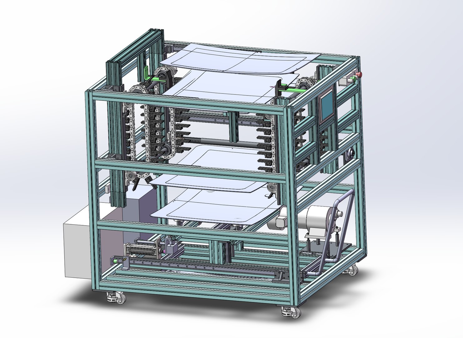 3D Chain-structure-stacking-machine - TurboSquid 1790908