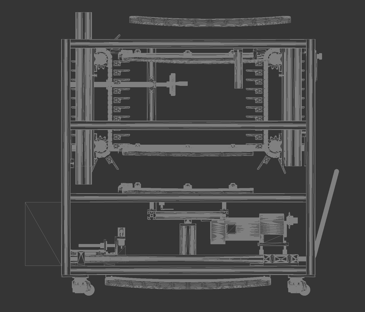 3D Chain-structure-stacking-machine - TurboSquid 1790908