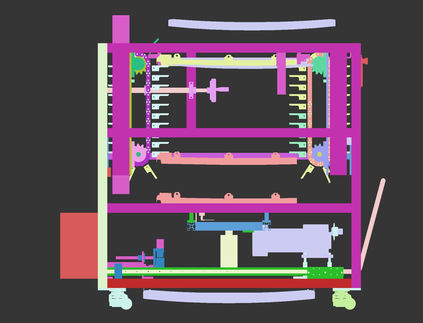 3D Chain-structure-stacking-machine - TurboSquid 1790908