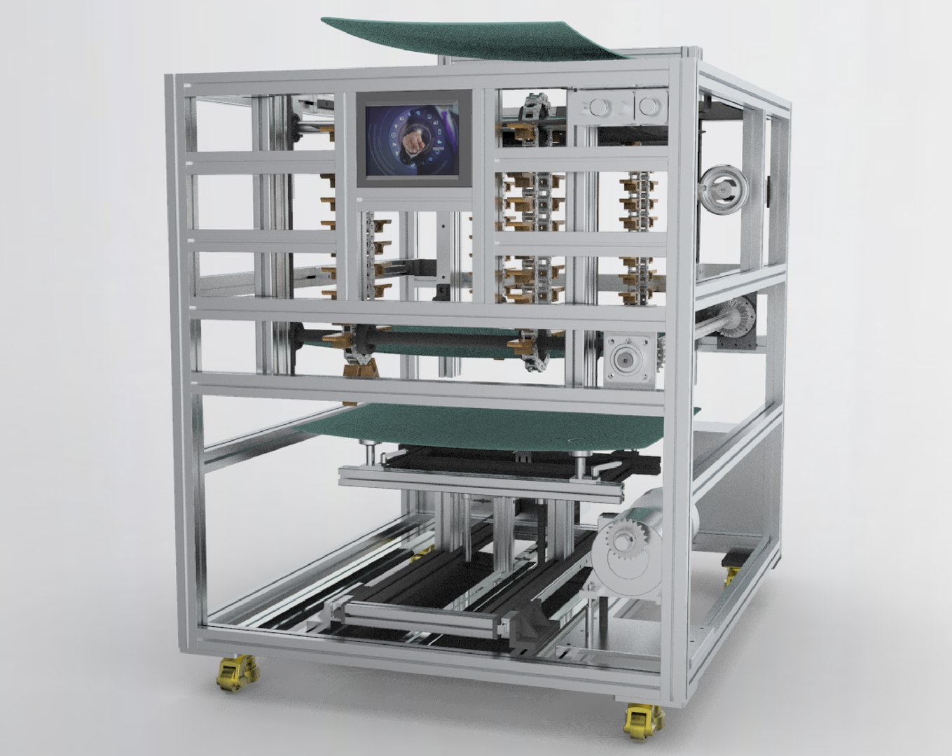 3D Chain-structure-stacking-machine - TurboSquid 1790908