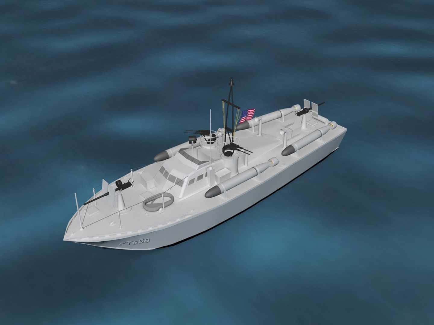 3d Boat Pt Higgins Classes Model