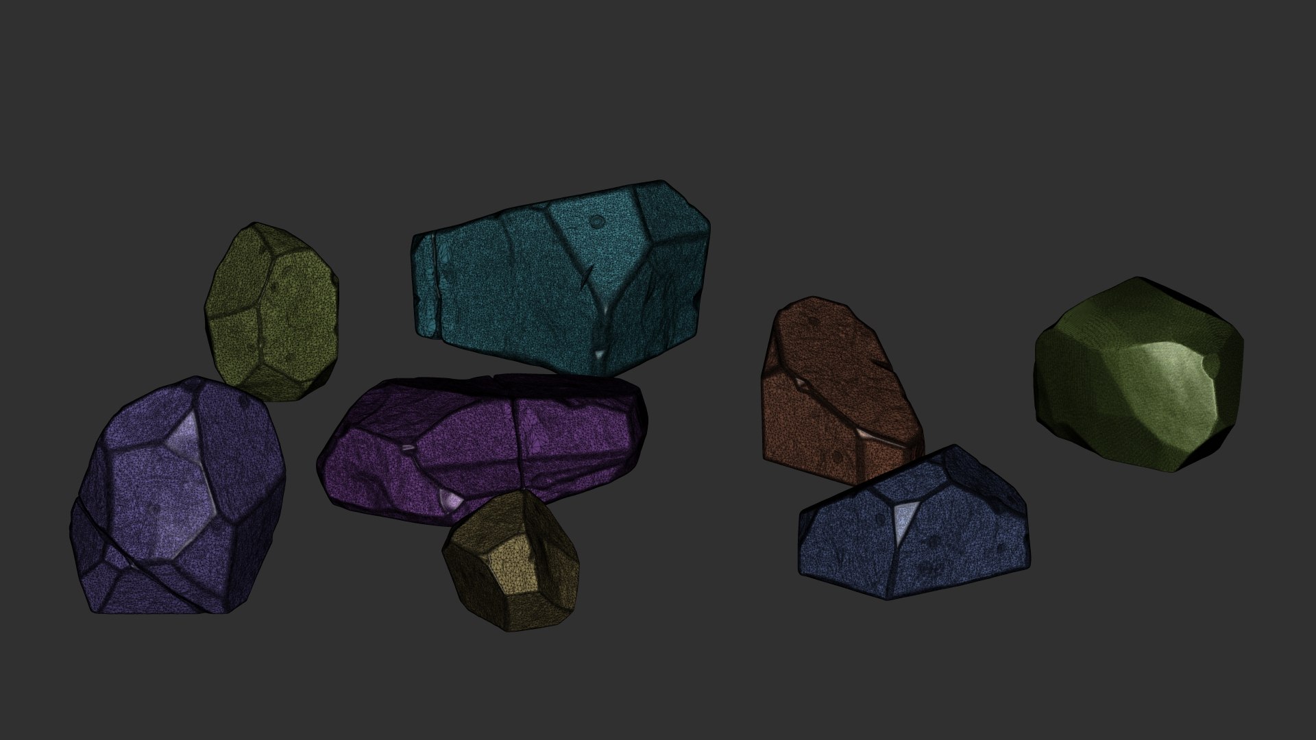3D Stylized Rock - TurboSquid 1803020