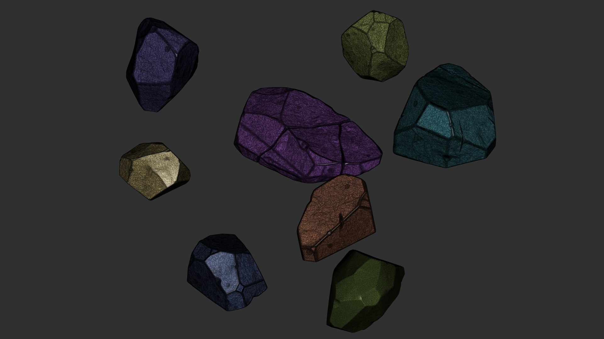 3D Stylized Rock - TurboSquid 1803020