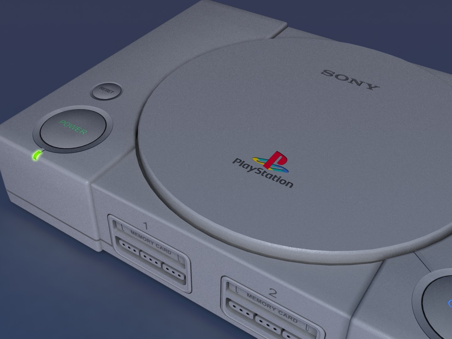 3d Model Of Playstation 1