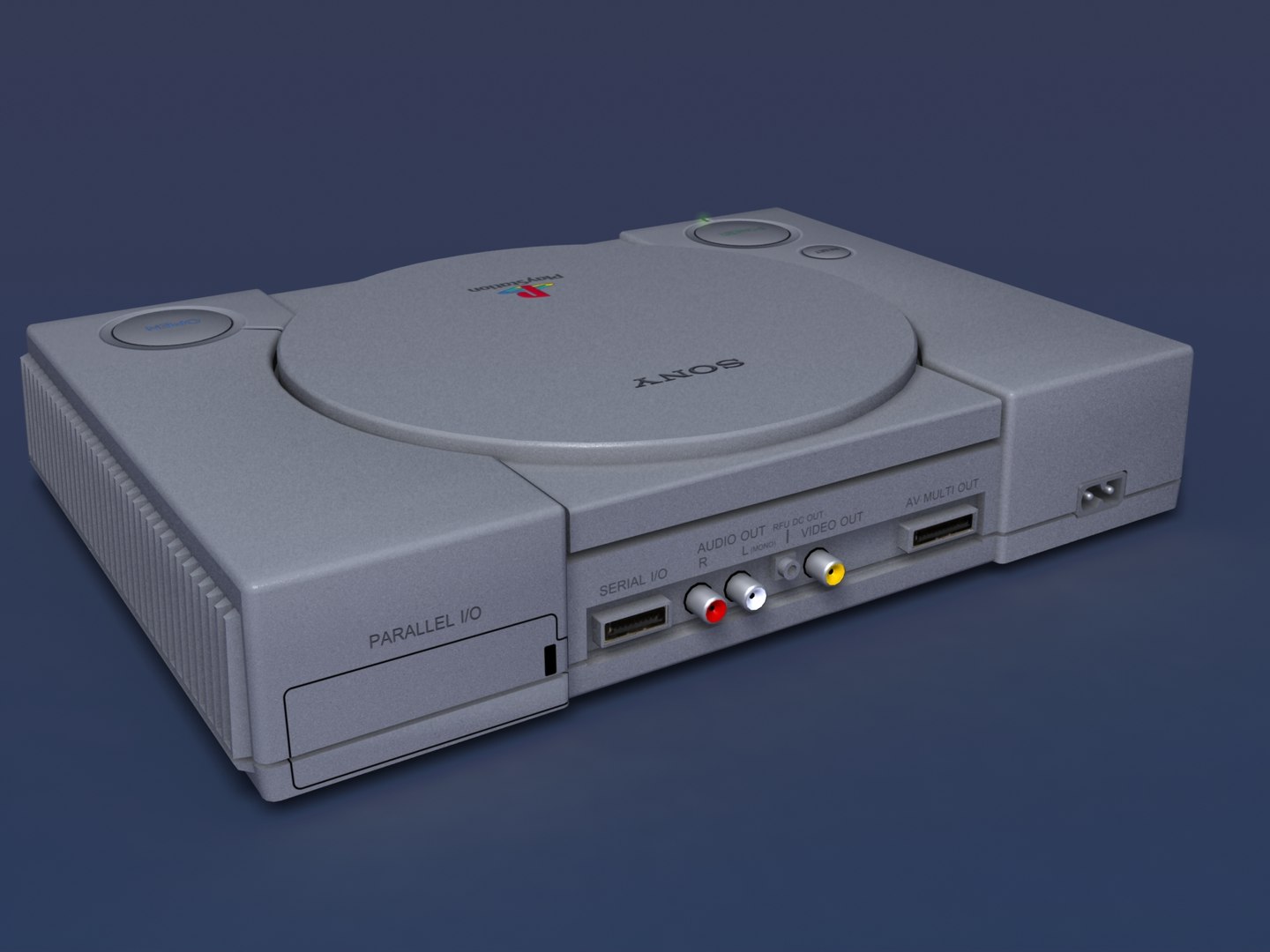 3d Model Of Playstation 1
