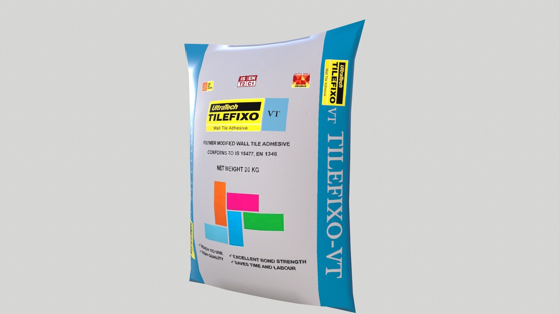 3D UltraTech Cement Bag - TurboSquid 2297276