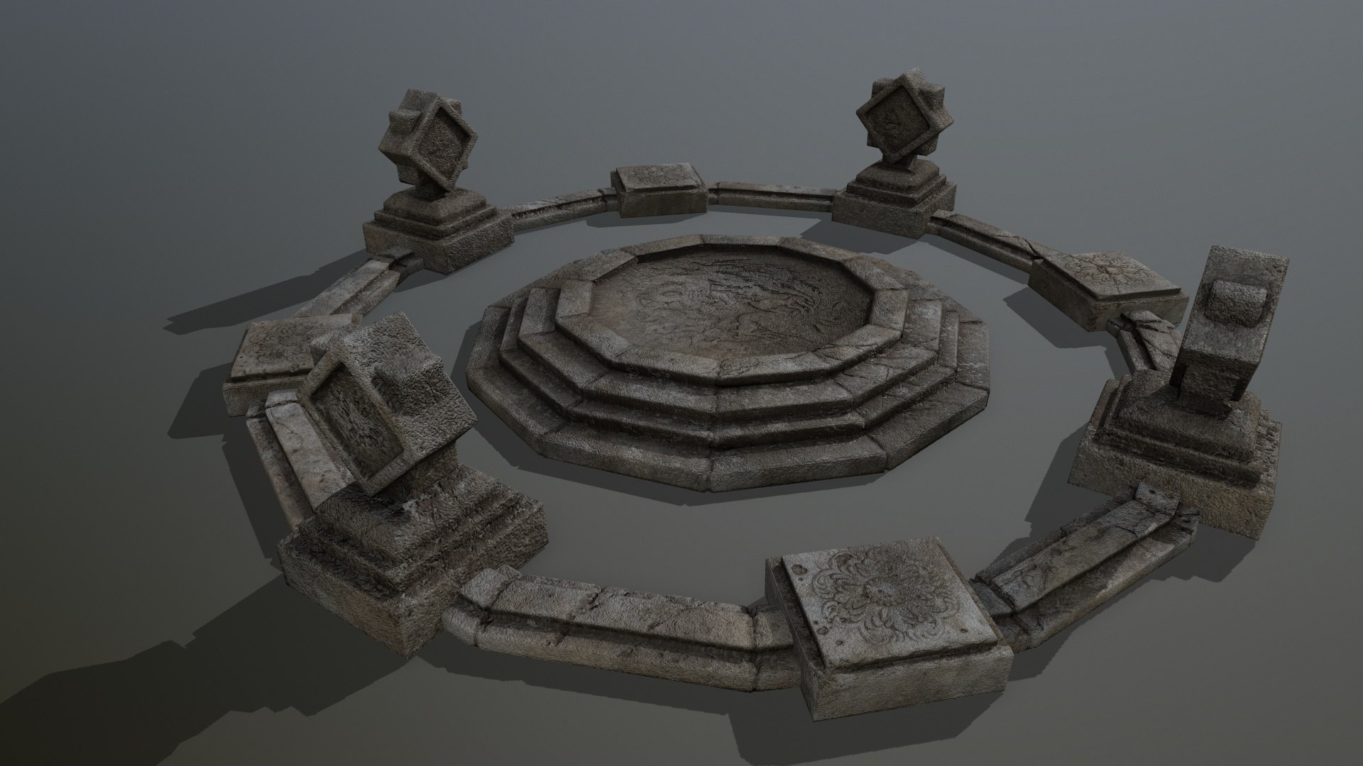 Temple 3D Model - TurboSquid 1372124