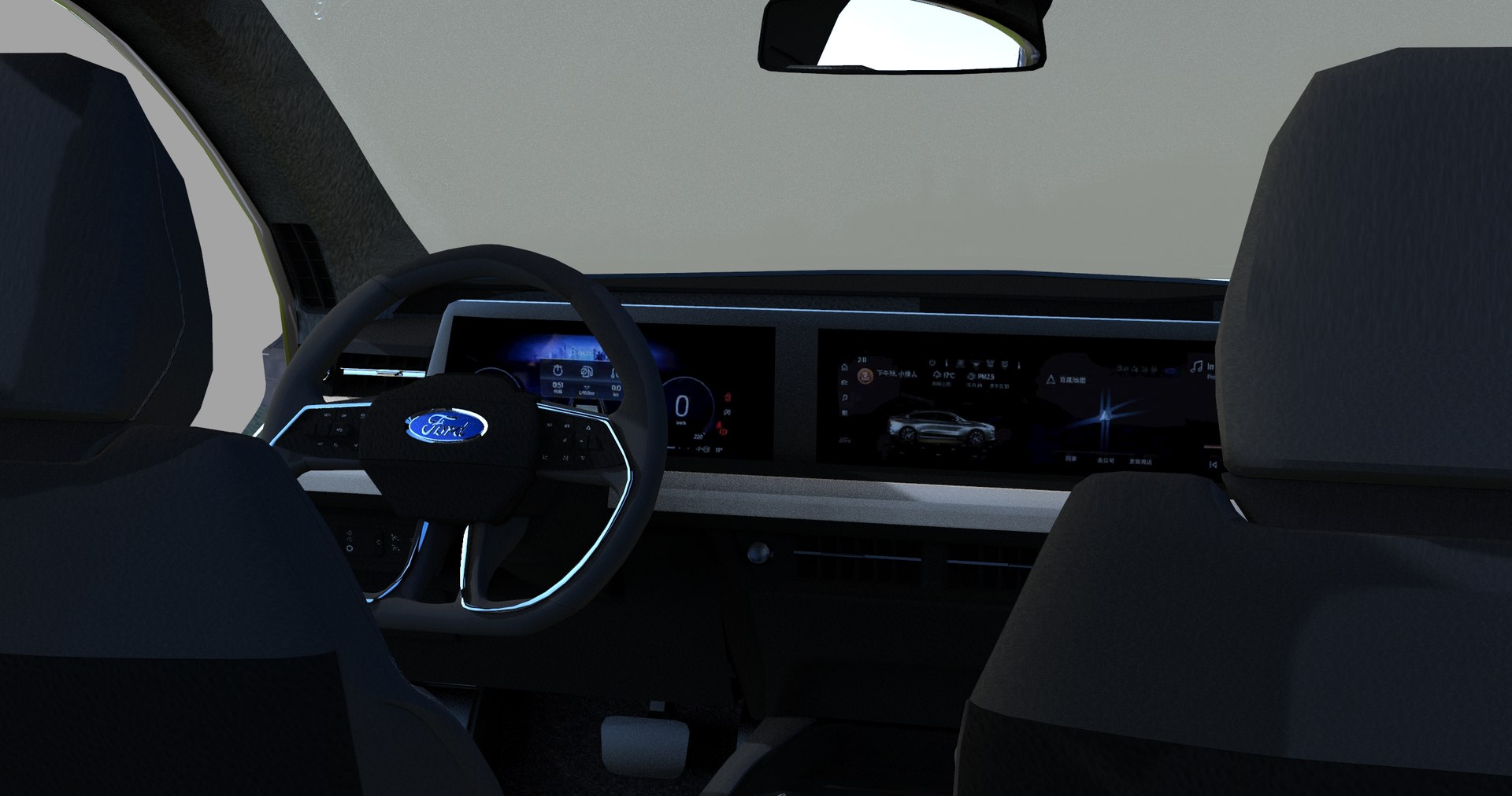 Ford Mondeo 2022 HQinterior Model - TurboSquid 2212142