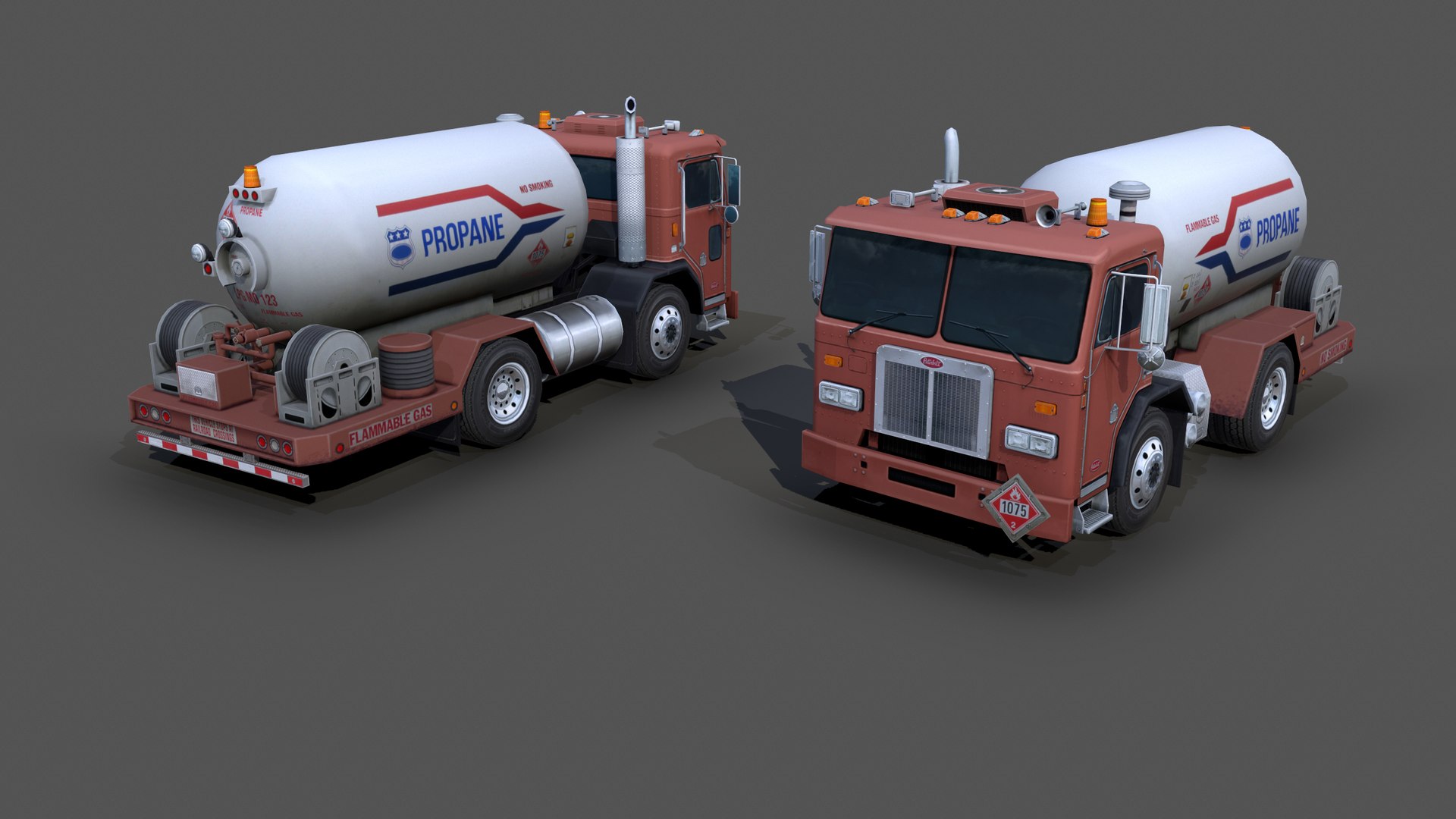 Peterbilt 320 2005 Propane S01 3D Model - TurboSquid 2190128
