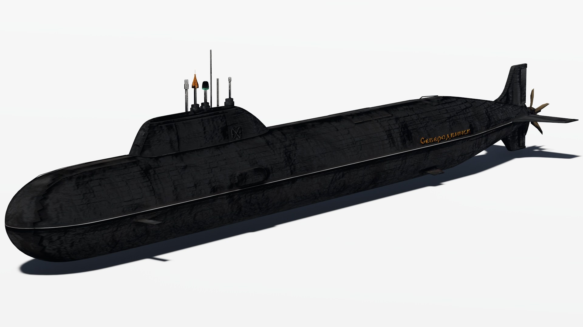 Yasen Class Submarine 3ds