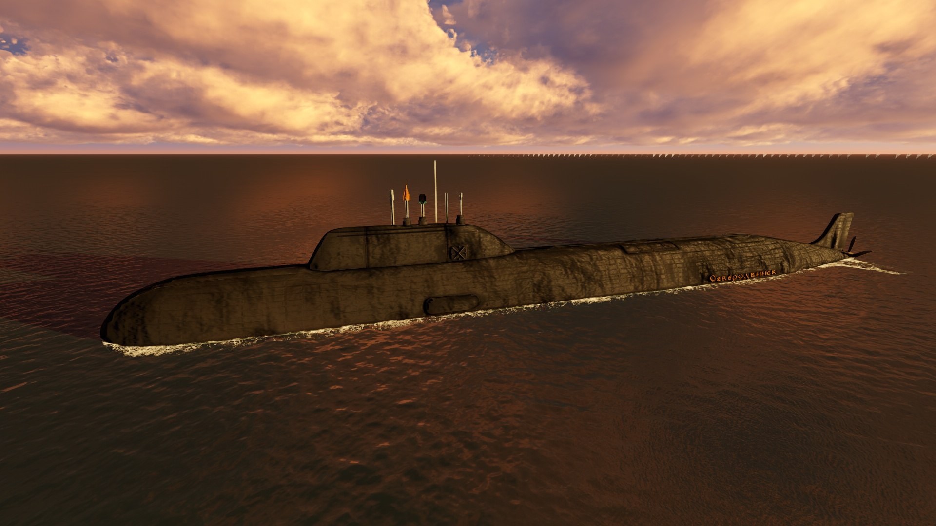 Yasen Class Submarine 3ds