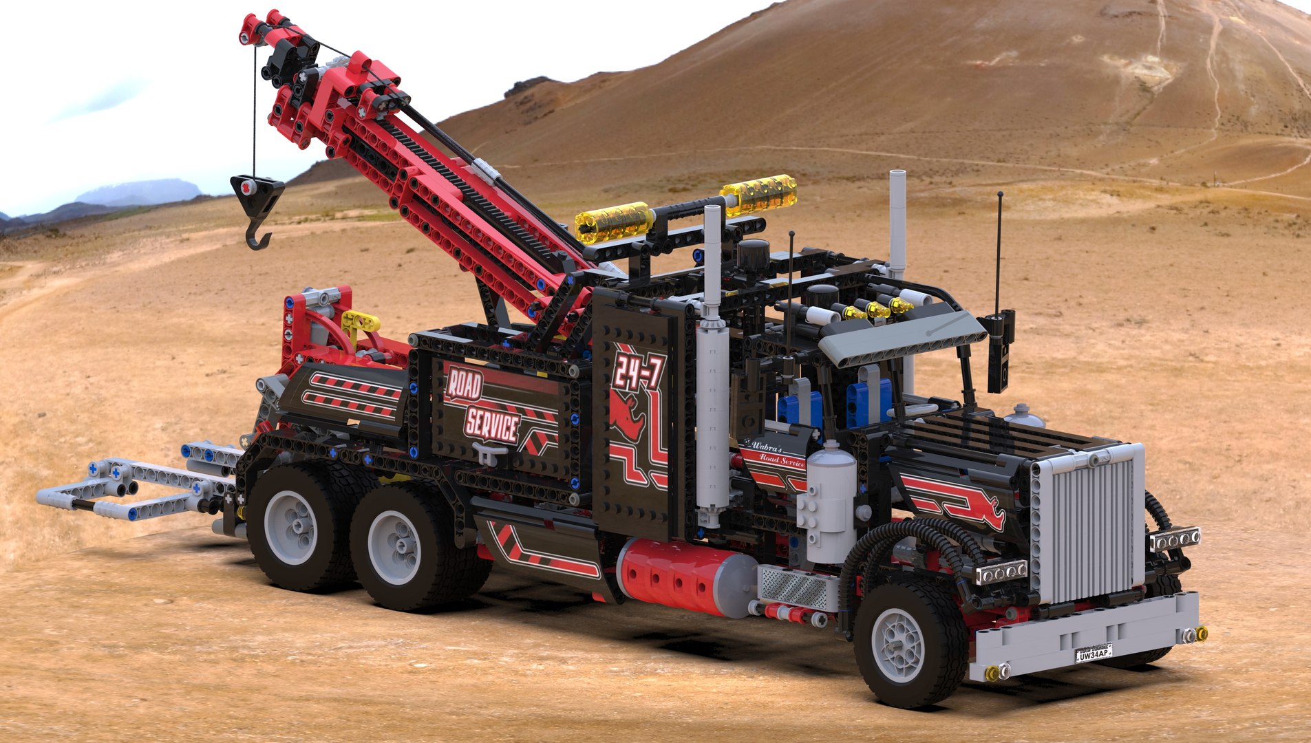 3D Lego Tow Truck 8285 - TurboSquid 2327068