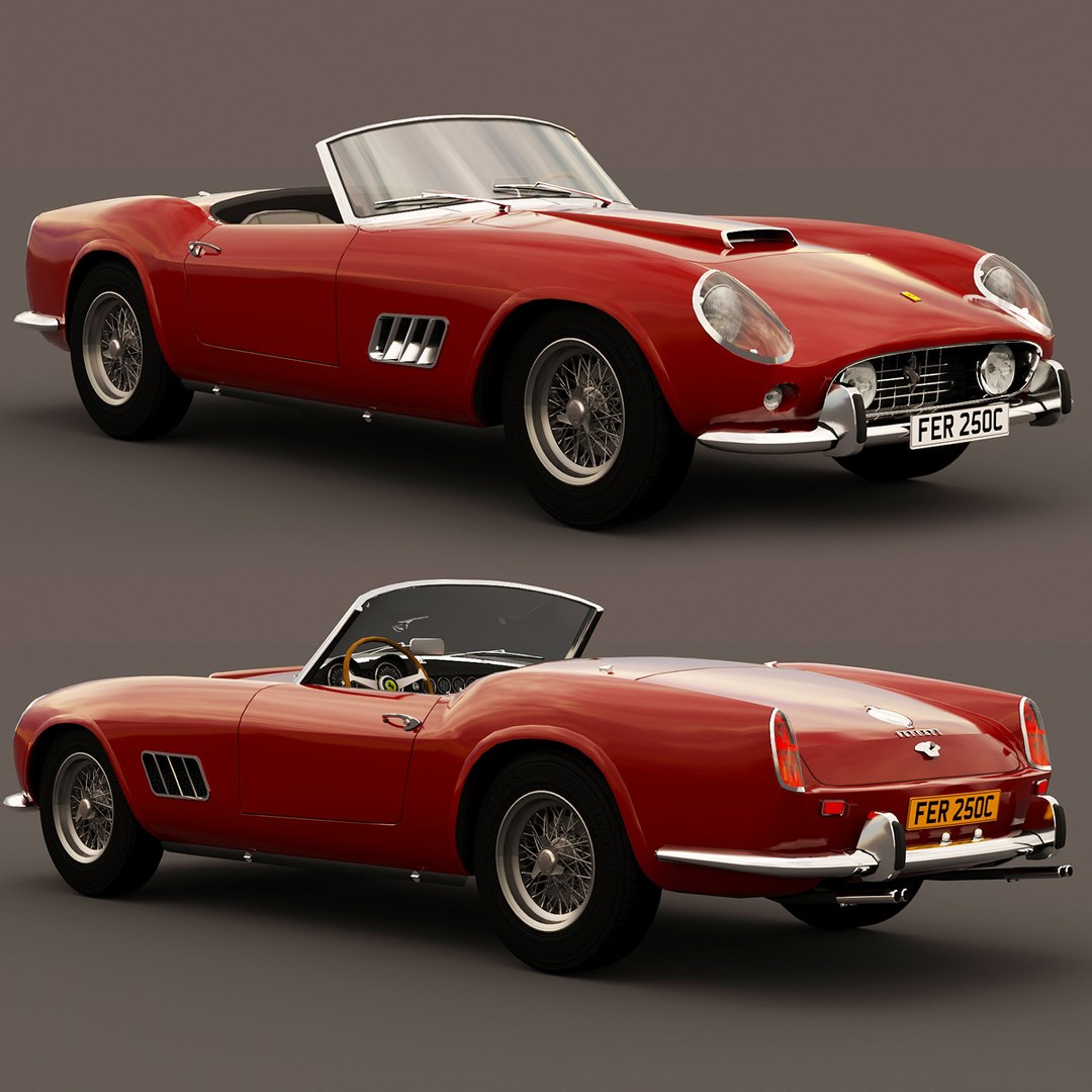 ferrari 250 gt california 3D-Modell - TurboSquid 2024184