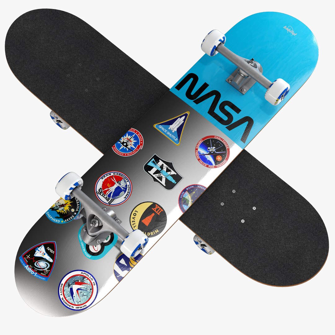 3D Decorative Set White NASA Model - TurboSquid 2041172