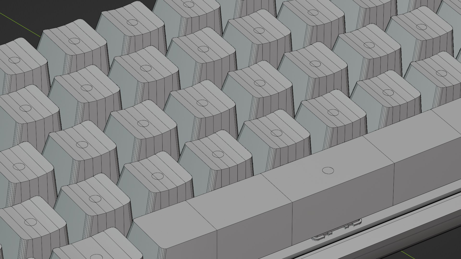 Free HyperX Alloy Origins 60 RGB Mechanical Gaming Keyboard 3D Model ...