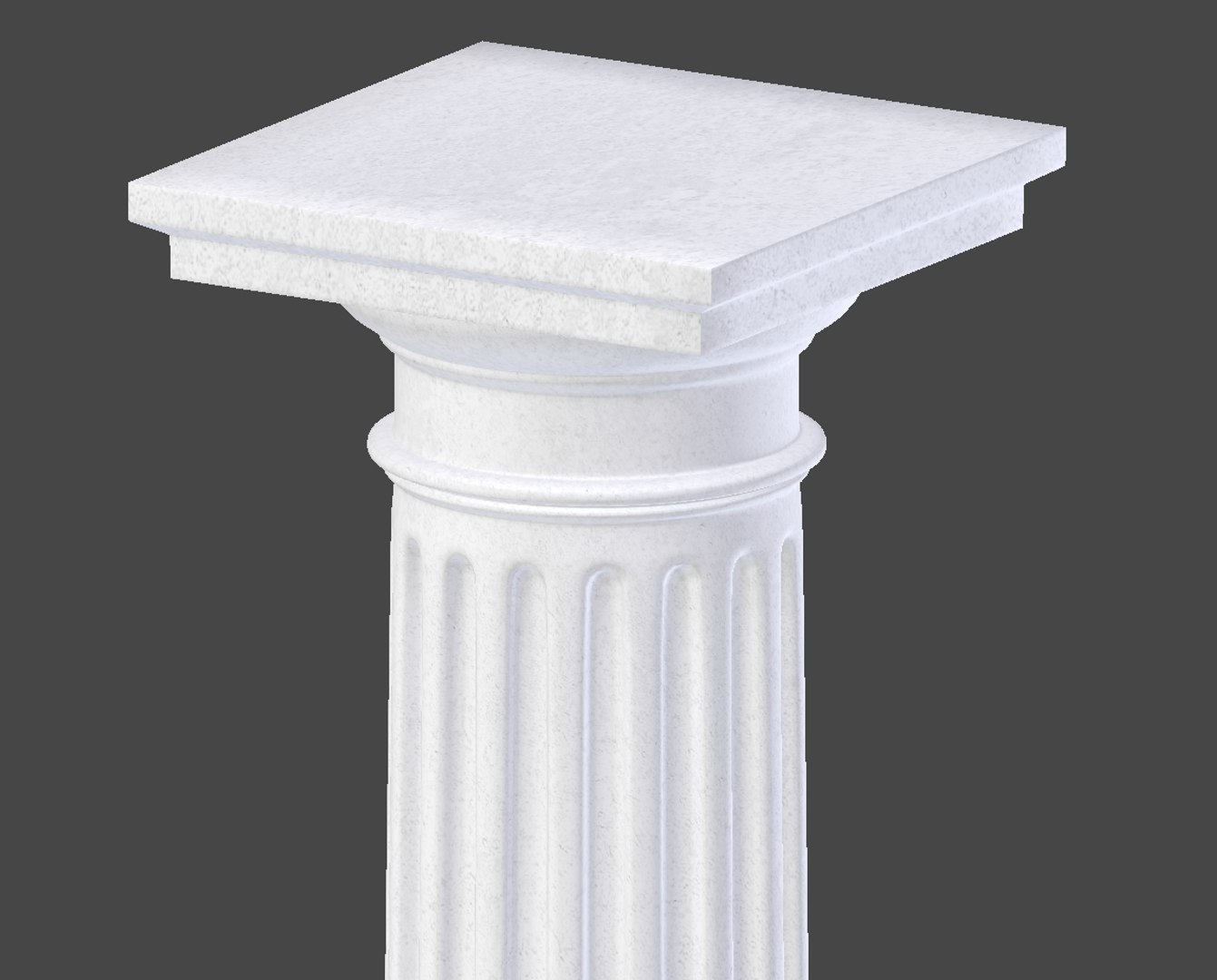 3d Doric Order Column Model