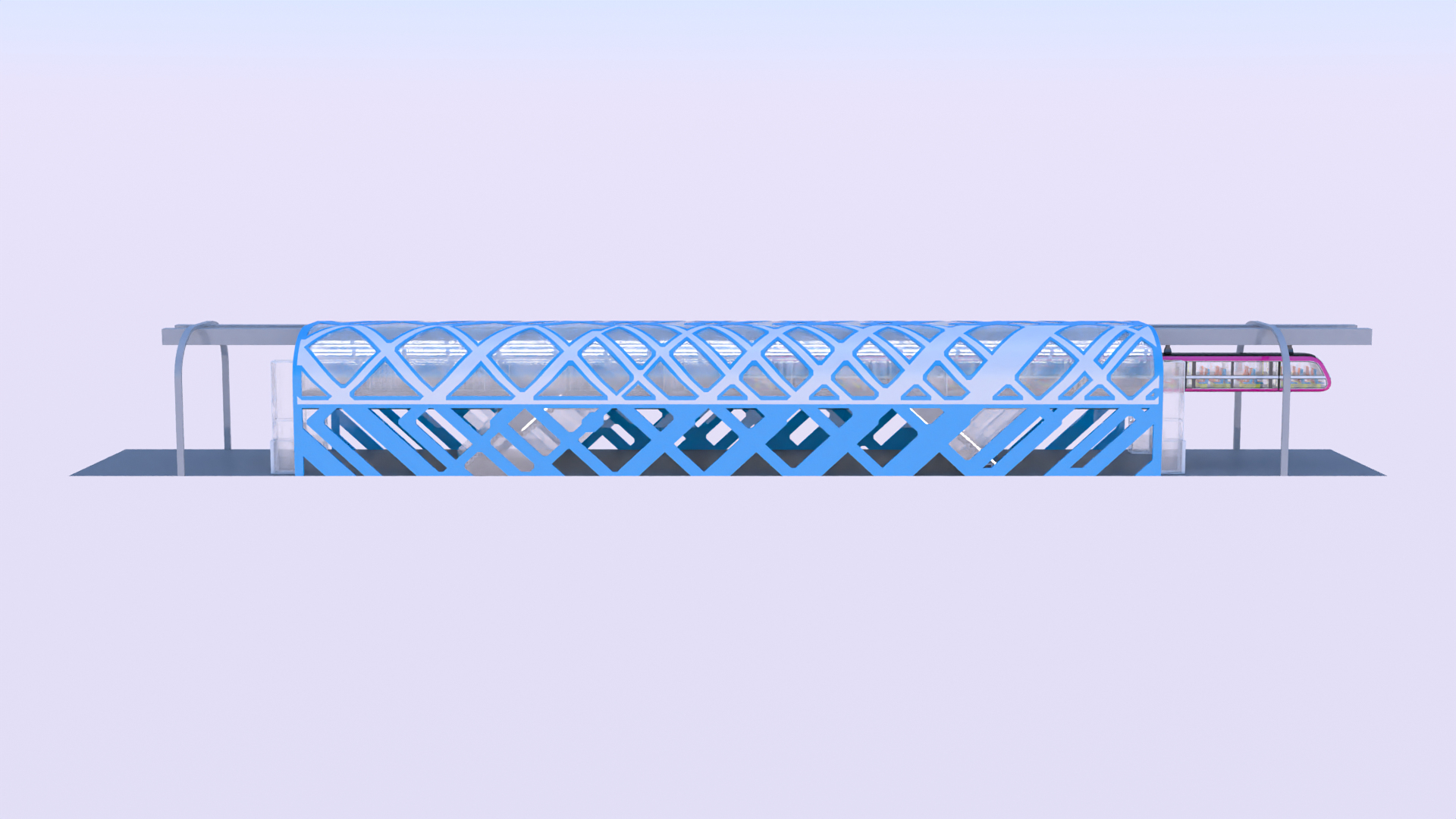3D Elevated Train Station II - TurboSquid 2208966