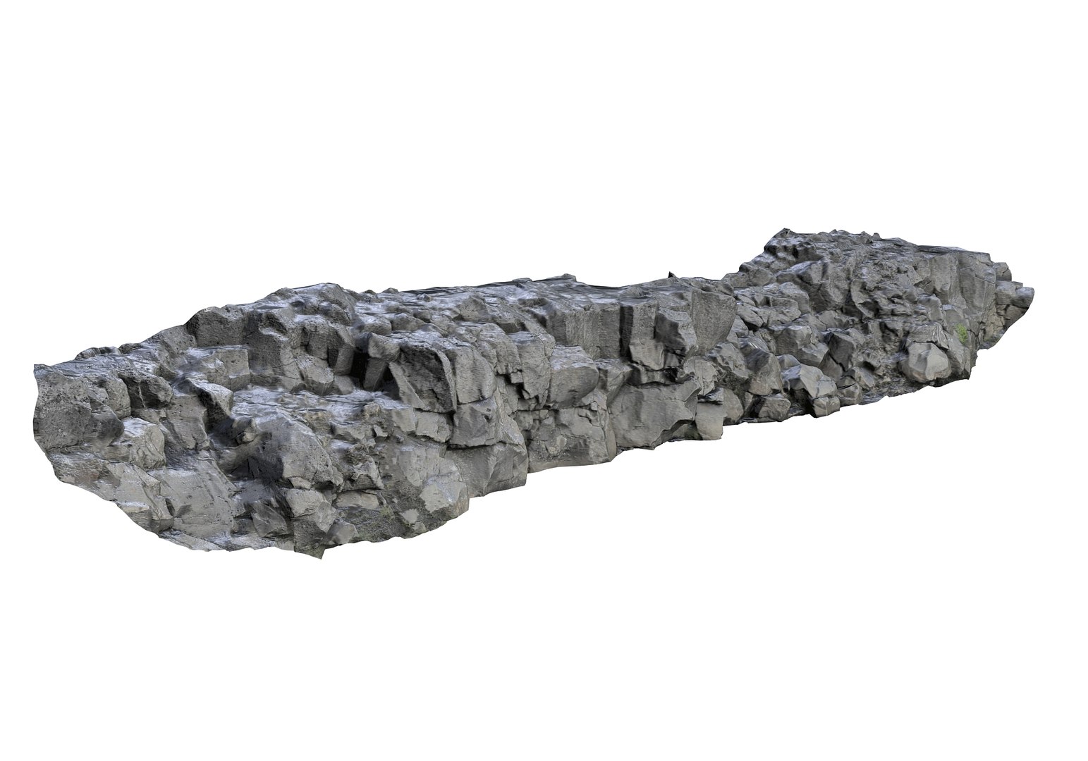 3D Iceland Basalt Cliff - TurboSquid 1606455