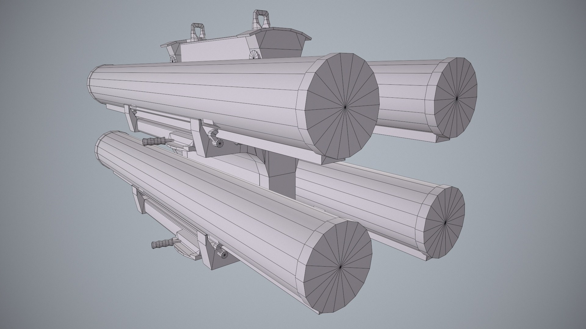 3D Launcher HOT 3 With Missile Model - TurboSquid 2214257