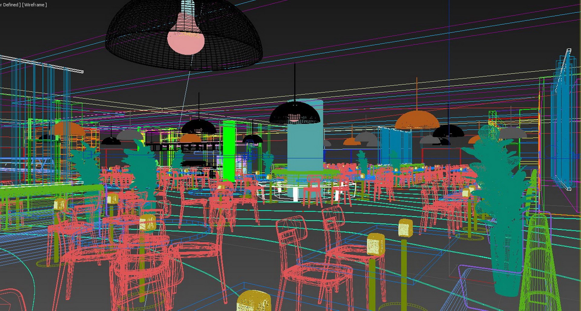 Cafetaria Model - TurboSquid 1792627