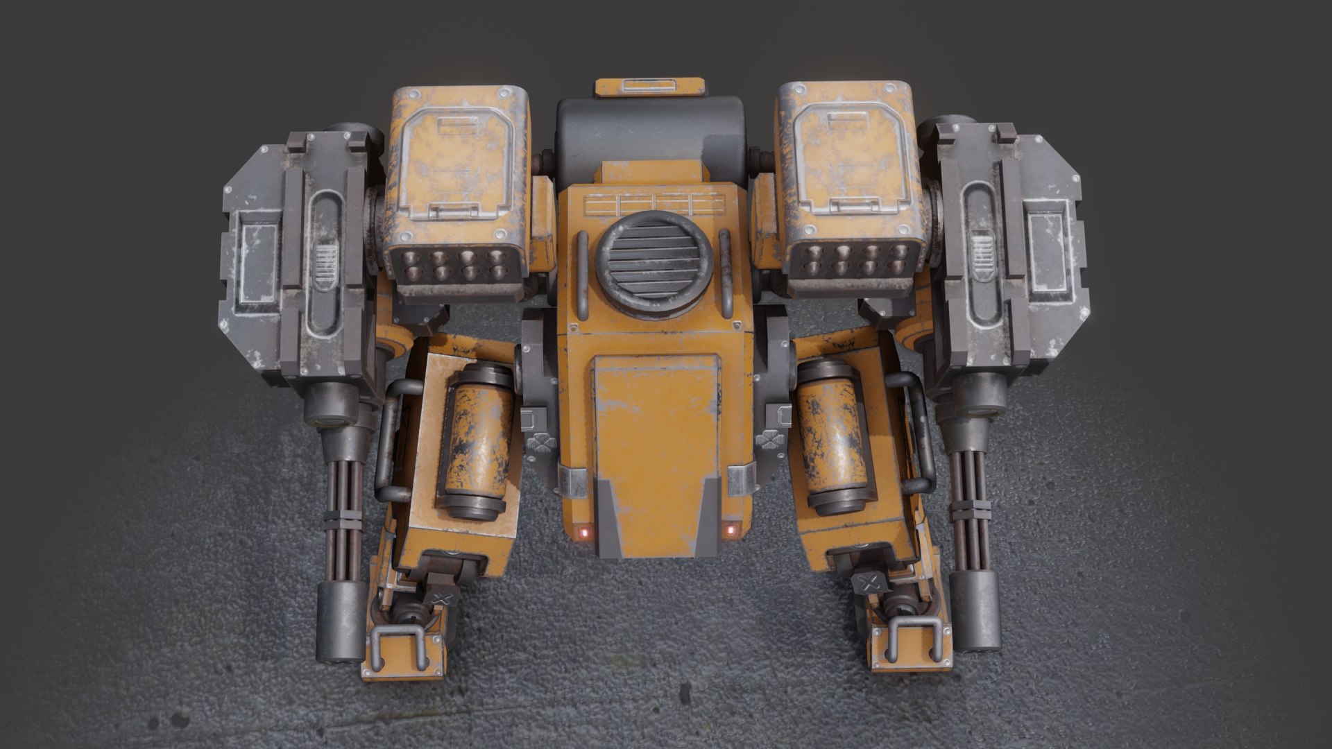 Mech Yellow 3D Model - TurboSquid 1691413
