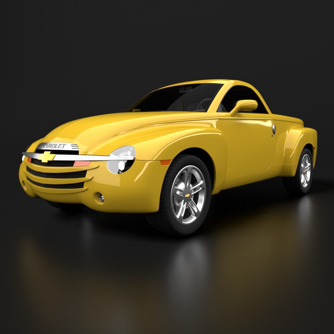 3D Chevrolet SSR - TurboSquid 2316393