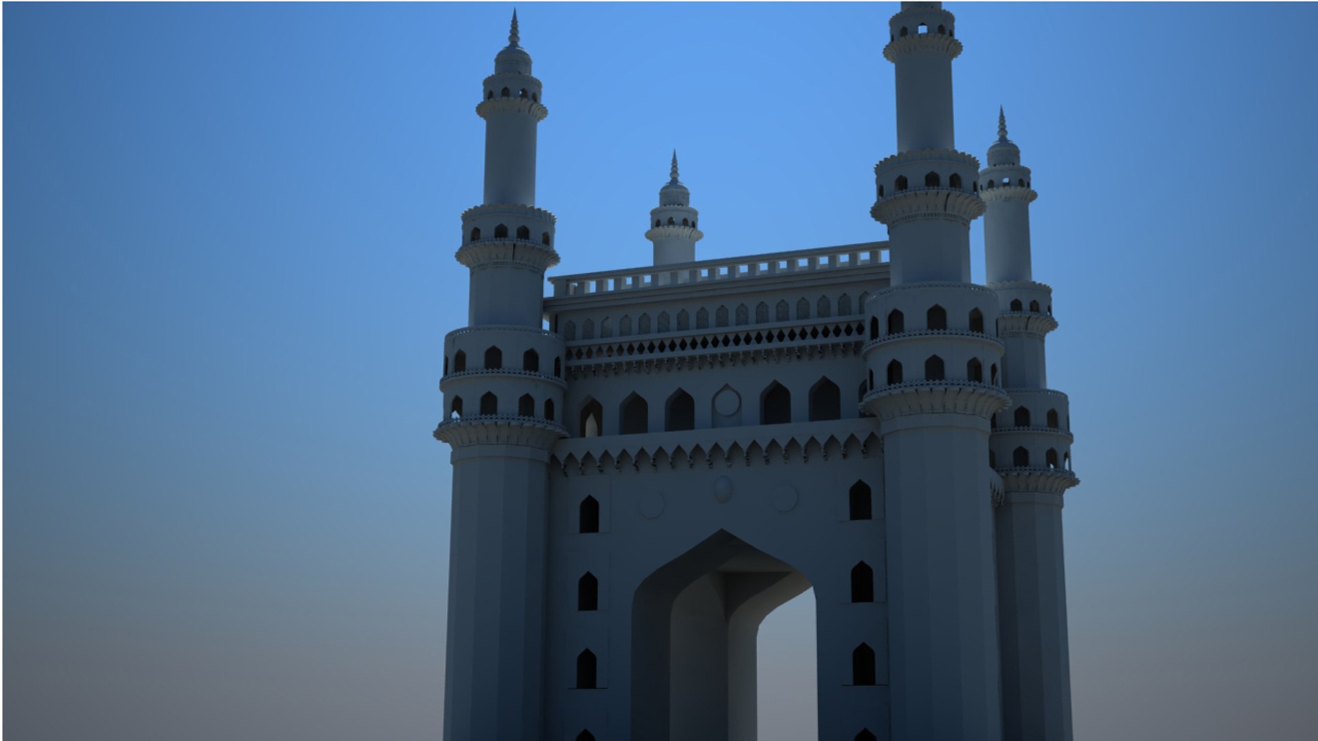 3d Model Charminar