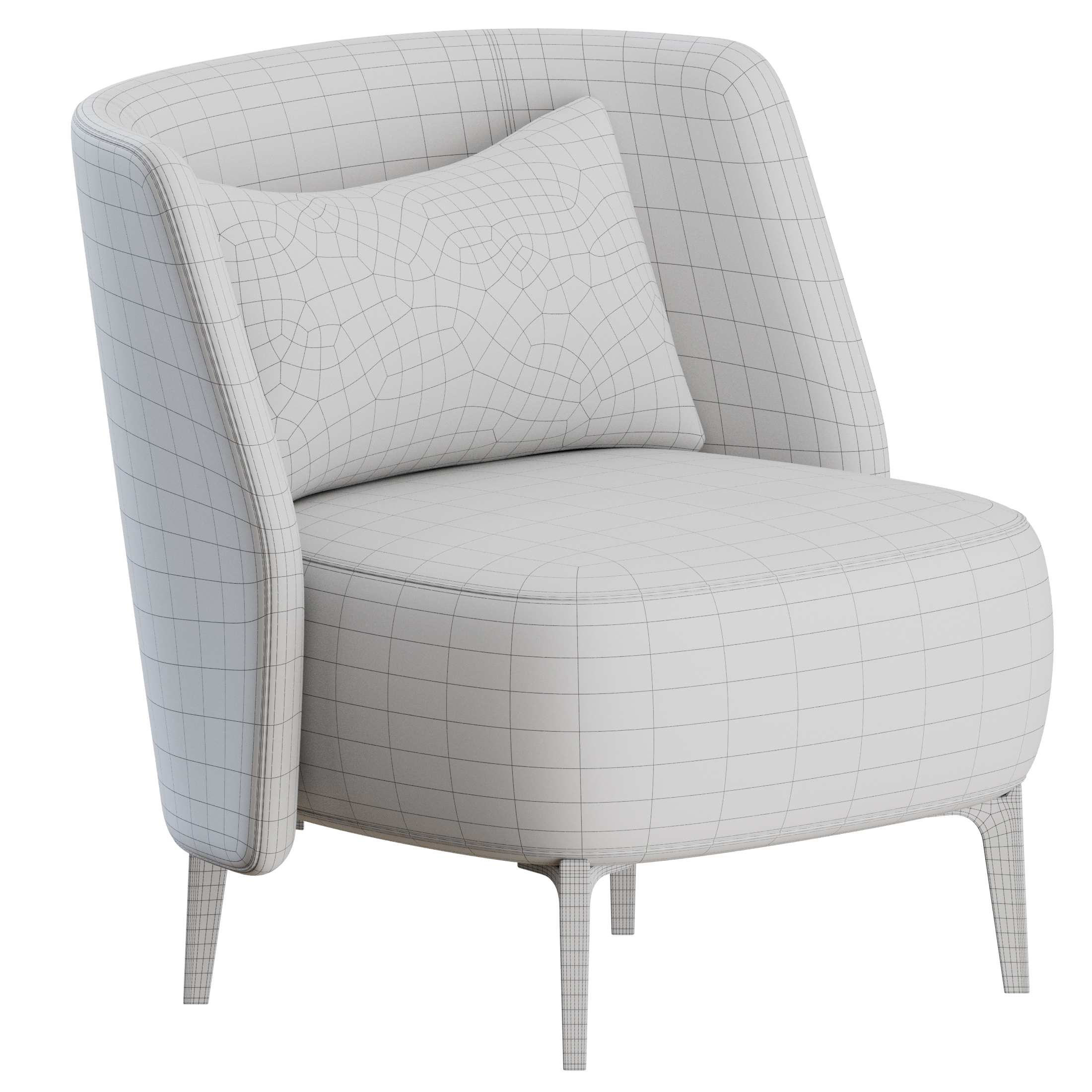 3D Sunday Armchair by Poliform model - TurboSquid 2065986