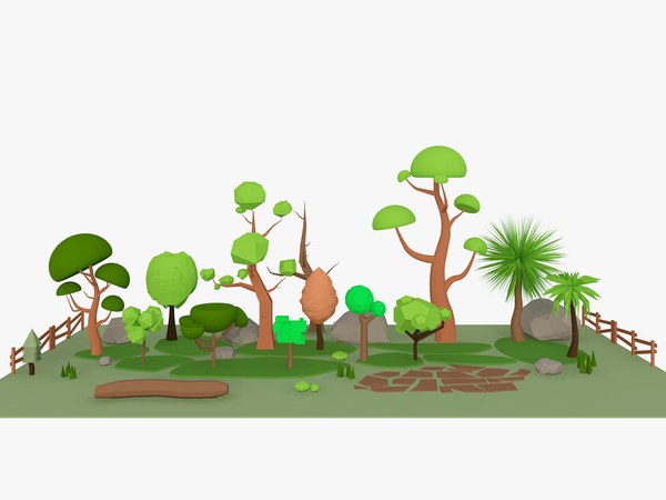 Cartoon Park 3D Models for Download | TurboSquid