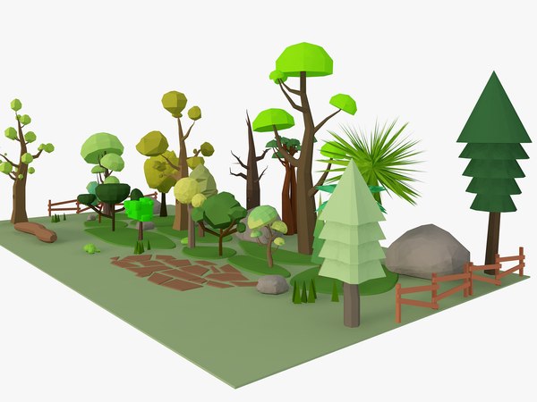 Cartoon Park 3D Models for Download | TurboSquid
