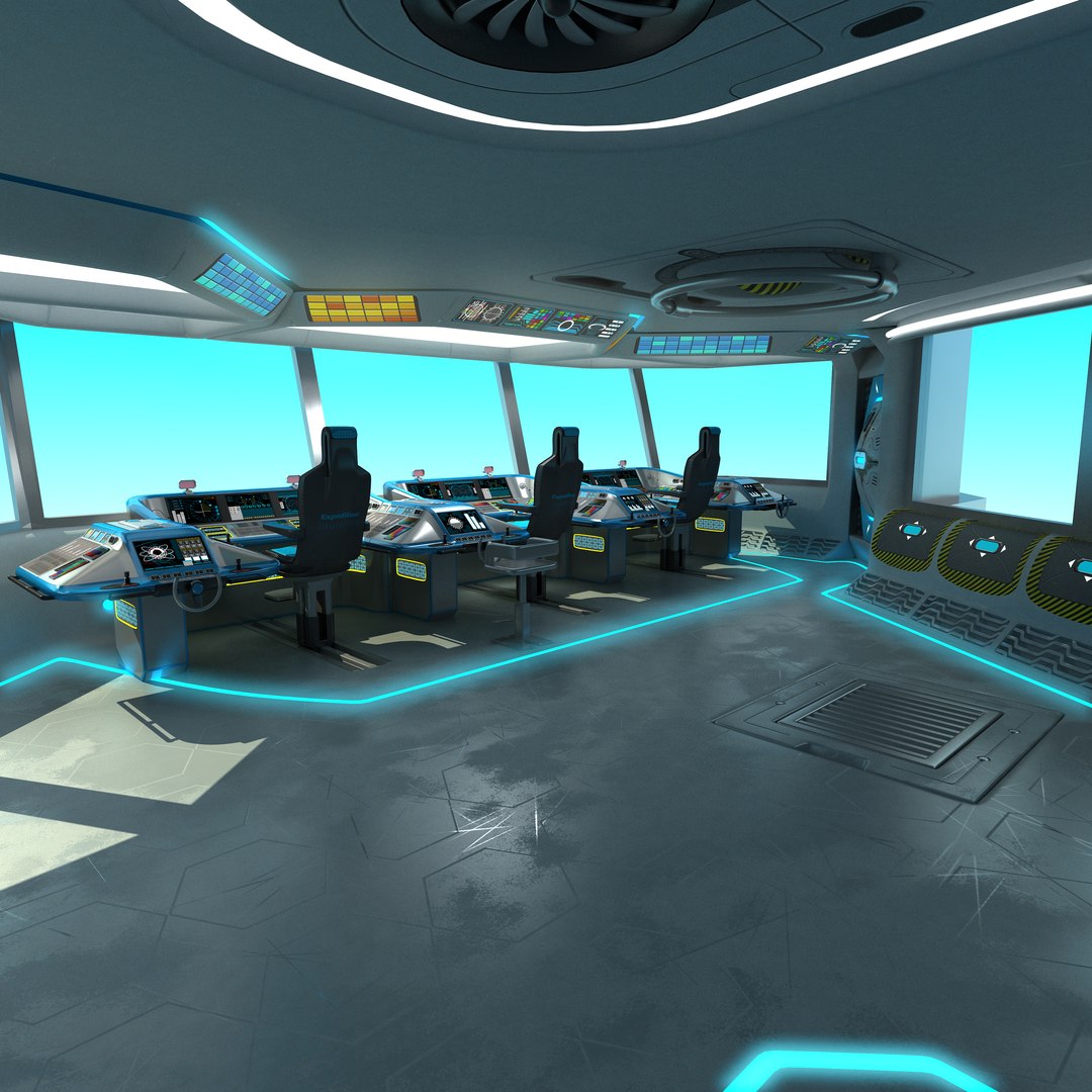 Ship Bridge 3D Model - TurboSquid 1150155