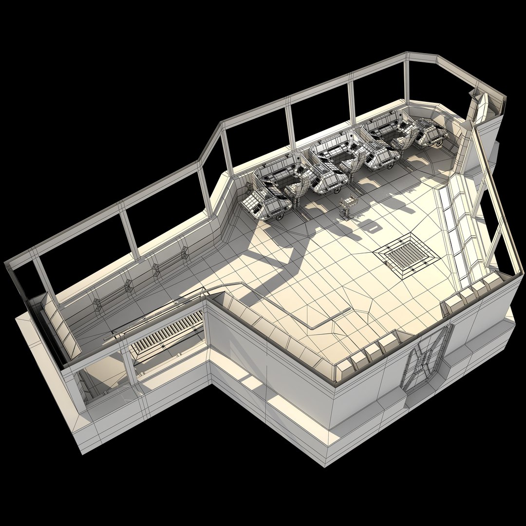 Ship Bridge 3D Model - TurboSquid 1150155