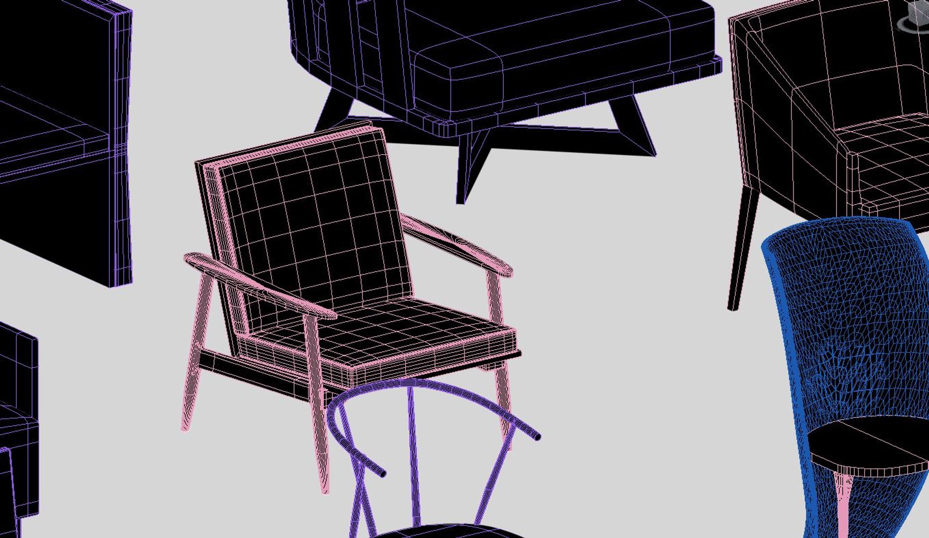 maya hd modern chairs